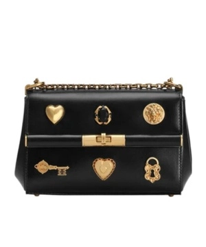 DOLCE & GABBANA Dolce & Gabbana Mini Marlene Shoulder Bag With Embellished Accents