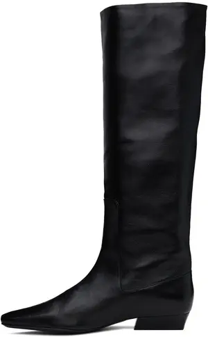 Staud Knee-high Pointed-toe Leather Boots