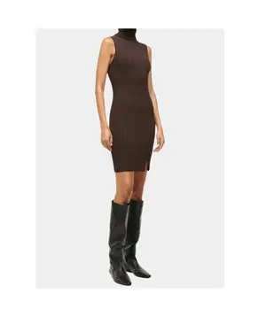 Staud Knee-high Pointed-toe Leather Boots