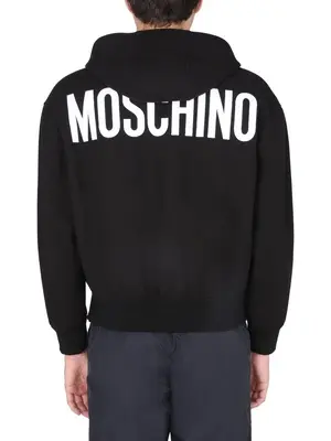 Moschino Design Zip-up Casual Jacket