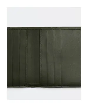 Bottega Veneta Cassette Slim Bi-fold Wallet - Green