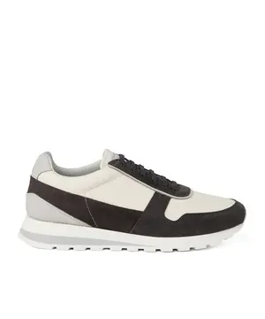 Brunello Cucinelli Panelled Lace-up Sneakers