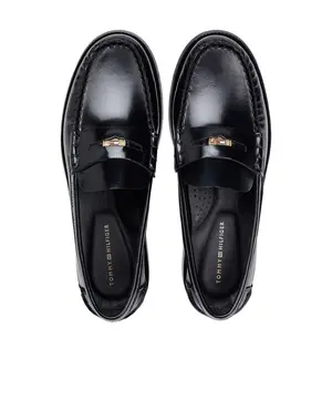 Tommy Hilfiger Patent Leather Penny Loafers