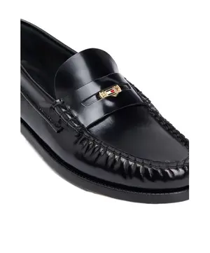 Tommy Hilfiger Patent Leather Penny Loafers