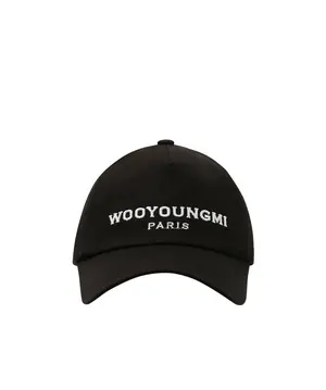 WOOYOUNGMI Logo Baseball Cap - Black