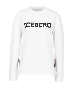 Iceberg Logo Sweatshirt - White