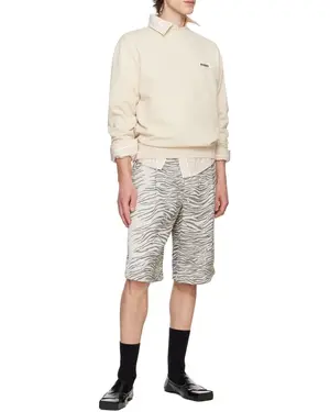 Jacquemus Logo-appliqué Jersey Sweatshirt - White