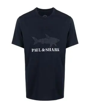 PAUL  SHARK Logo Printed T-shirt
