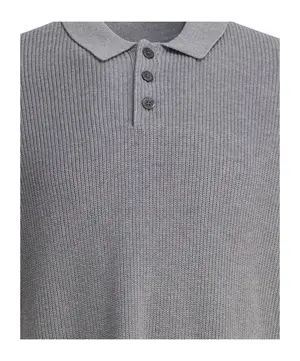 ALEX MILL Textured Knit Polo Shirt