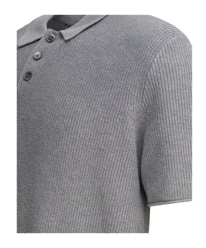 ALEX MILL Textured Knit Polo Shirt