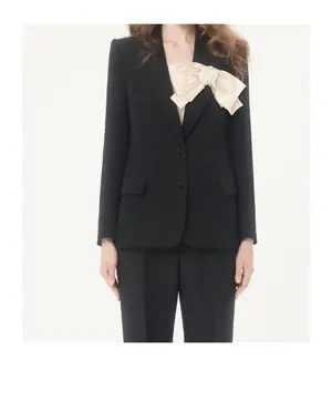 Valentino Garavani Long-sleeved Jacket With Bow Detail