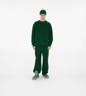 Burberry Embroidered Logo Baseball Cap - Green