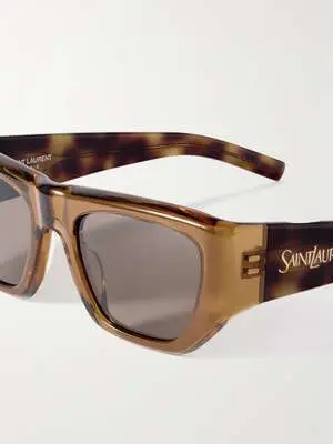 Saint Laurent Rectangular Sunglasses - Black