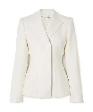 Acne Studios Long-sleeved Suit Coat With Peak Lapel