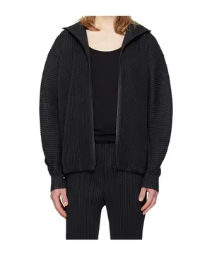 Issey Miyake Homme Plissé Wickerwork Mesh Cardigan - No
