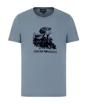 Emporio Armani Printed T-shirt With Round Neck