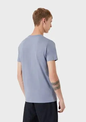 Emporio Armani Printed T-shirt With Round Neck