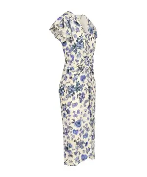 Isabel Marant Étoile Terenae Floral V-neck Midi Dress - Multicolor