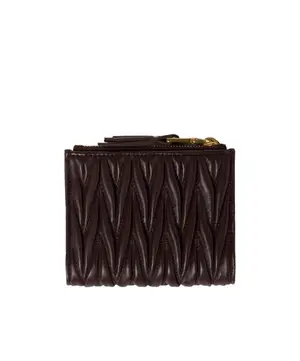 Miu Miu Matelassé Nappa Leather Small Wallet