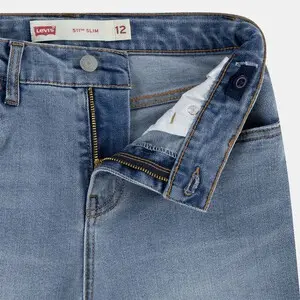 LEVI'S Belted Waistband Denim Shorts