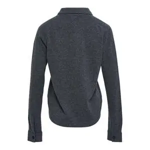 TOTEME Button-up Knit Shirt - Gray