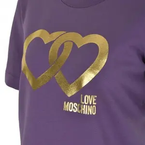 Moschino Purple Printed Dress - Gray