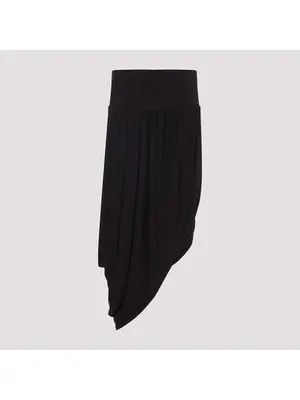 Alaïa Twisted Fluid Jersey Skirt