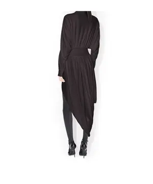 Alaïa Twisted Fluid Jersey Skirt