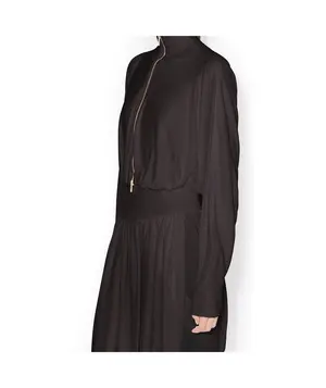 Alaïa Twisted Fluid Jersey Skirt