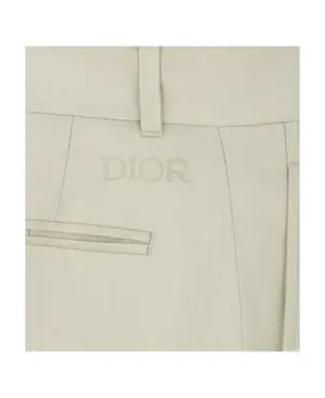 Dior High Waist Straight Leg Trousers