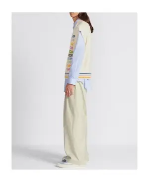 Dior High Waist Straight Leg Trousers