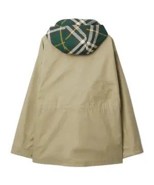 Burberry High-neck Jacket With Equestrian Knight Embroidery