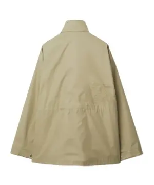 Burberry High-neck Jacket With Equestrian Knight Embroidery