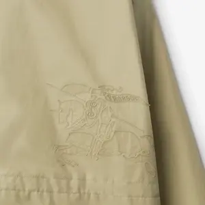 Burberry High-neck Jacket With Equestrian Knight Embroidery