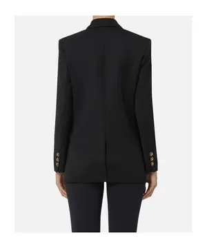 Elisabetta Franchi Double-breasted Blazer - Black
