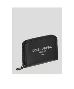 Dolce & Gabbana Dolce Gabbana Logo Printed Zipped Wallet