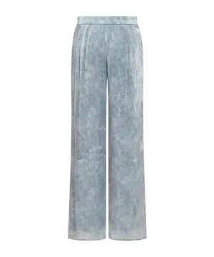 Michael Kors Allover Printed Wide-leg Pants