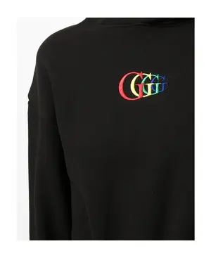 XOXOGOODBOY Cropped Hoodie With Embroidered Logo