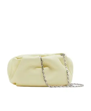 Burberry 3d Rose Chain-linked Clutch Bag - Nude