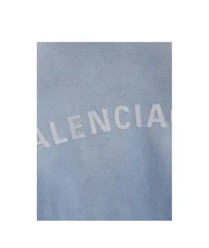 Balenciaga Distressed High Neck Zip-up Jacket