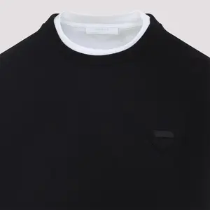 Prada Double-layered Long-sleeved T-shirt