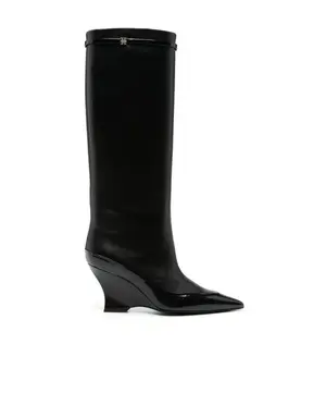 Givenchy Raven Pointed-toe Boots - Black