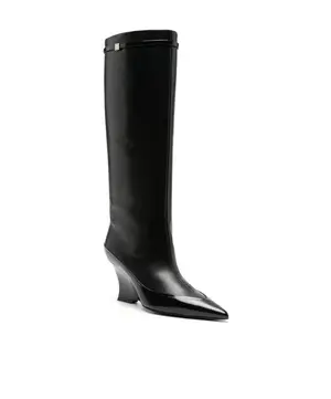 Givenchy Raven Pointed-toe Boots - Black
