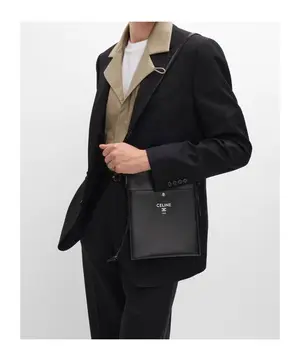 Celine Sharp Pouch Take Away In Smooth Lambskin - Black