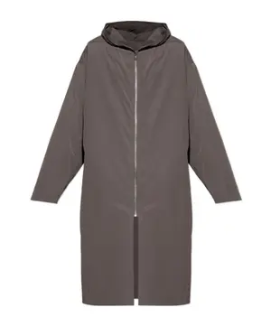 Rick Owens Gimp Mac Long Sleeve Coat - Grey