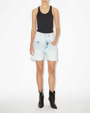 Isabel Marant Étoile High-waisted Denim Shorts