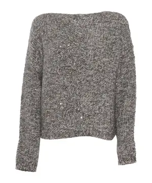 Ermanno Scervino Embellished Long-sleeved Pullover