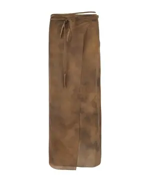 Sportmax High Waist Tied Maxi Skirt