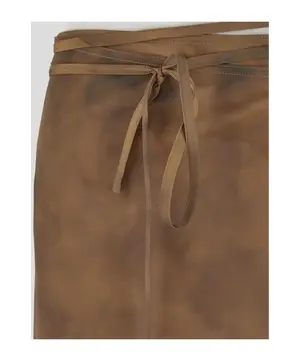 Sportmax High Waist Tied Maxi Skirt