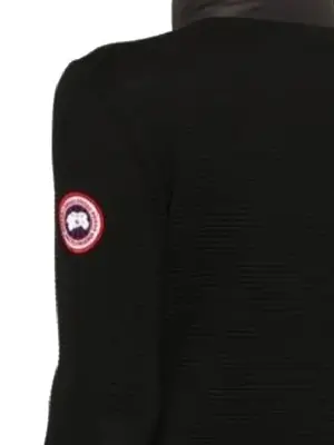 Canada Goose Quilted Panel Zip Jacket - Black